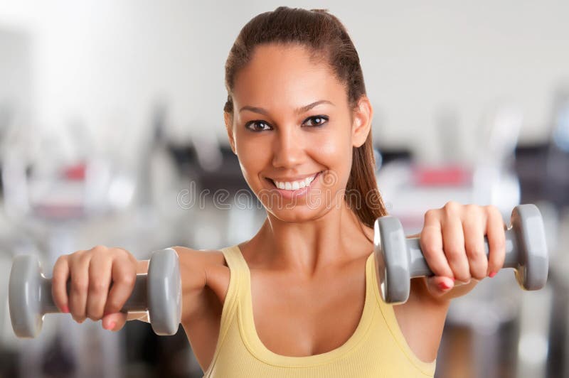 Woman Working Out stock photo. Image of female, body - 32628630