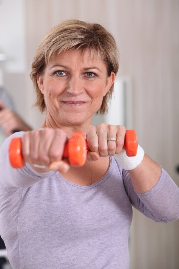 Woman working out stock photo. Image of exercise, stamina - 31532798