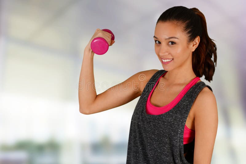 Woman Working Out stock image. Image of pretty, sports - 38533151