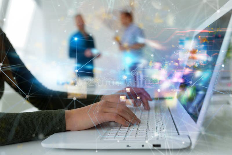 Streaming Screen Technology Stock Photo - Image of internet ...