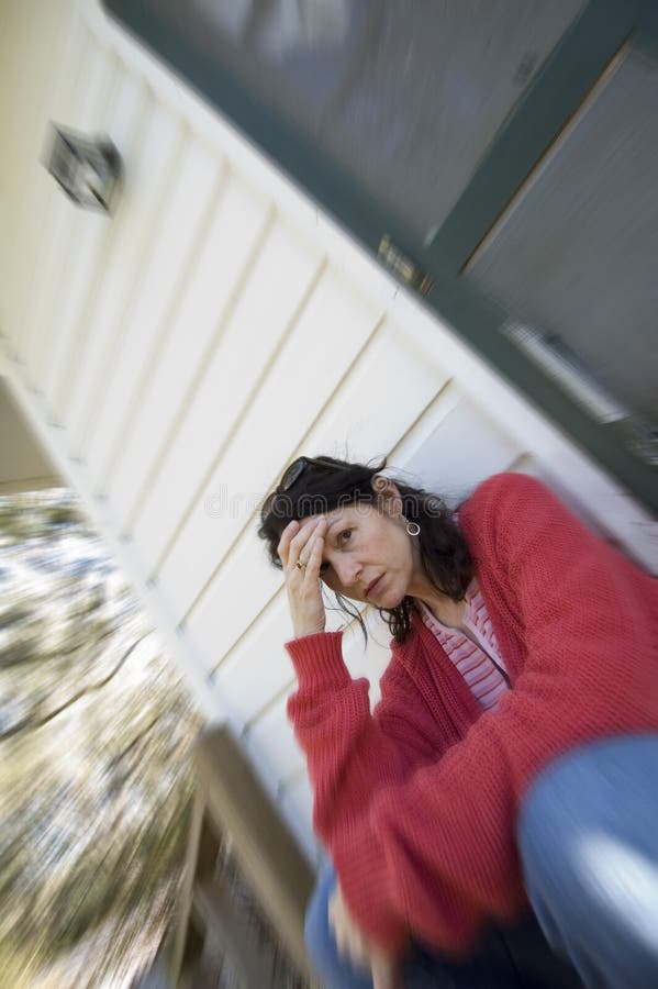 Woman worrying stock image. Image of warning, adult, worry - 544267