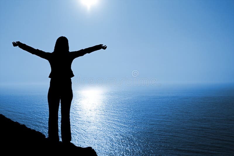 586 Woman Praying Ocean Stock Photos - Free & Royalty-Free Stock Photos ...