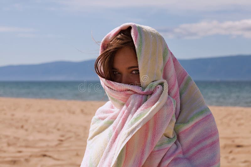 Woman wrapped in ropes. stock image. Image of constraint - 50808733