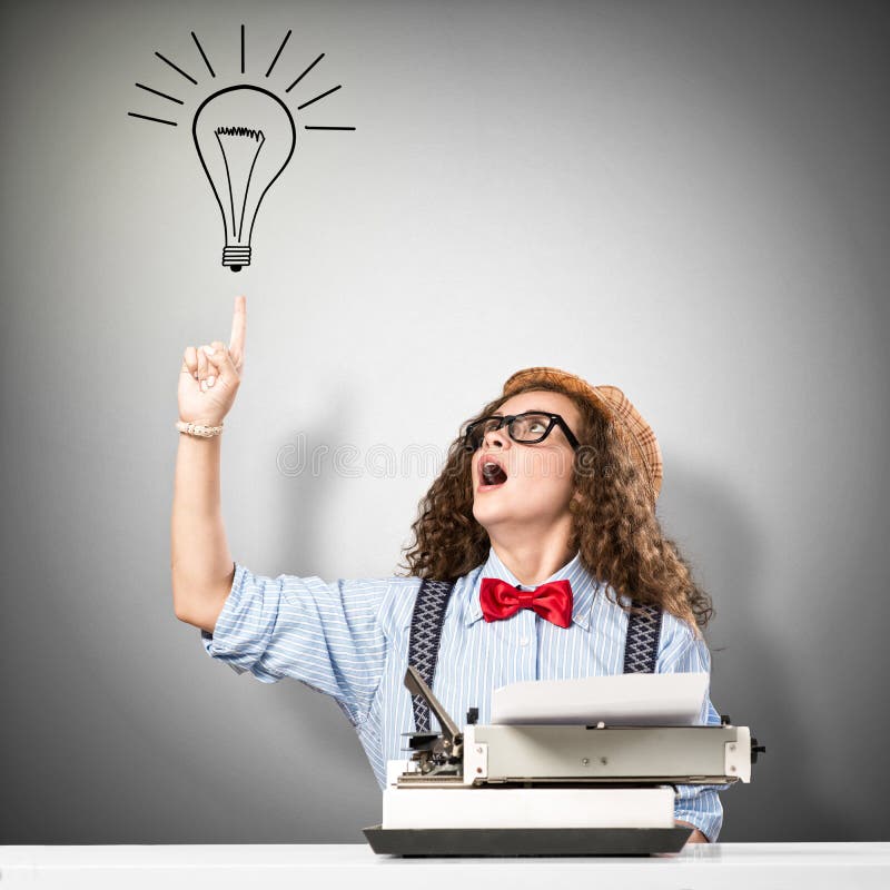 Woman writer stock image. Image of journalist, education - 36391053