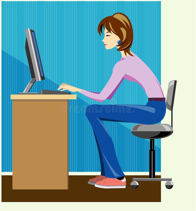 Female Writer Clipart