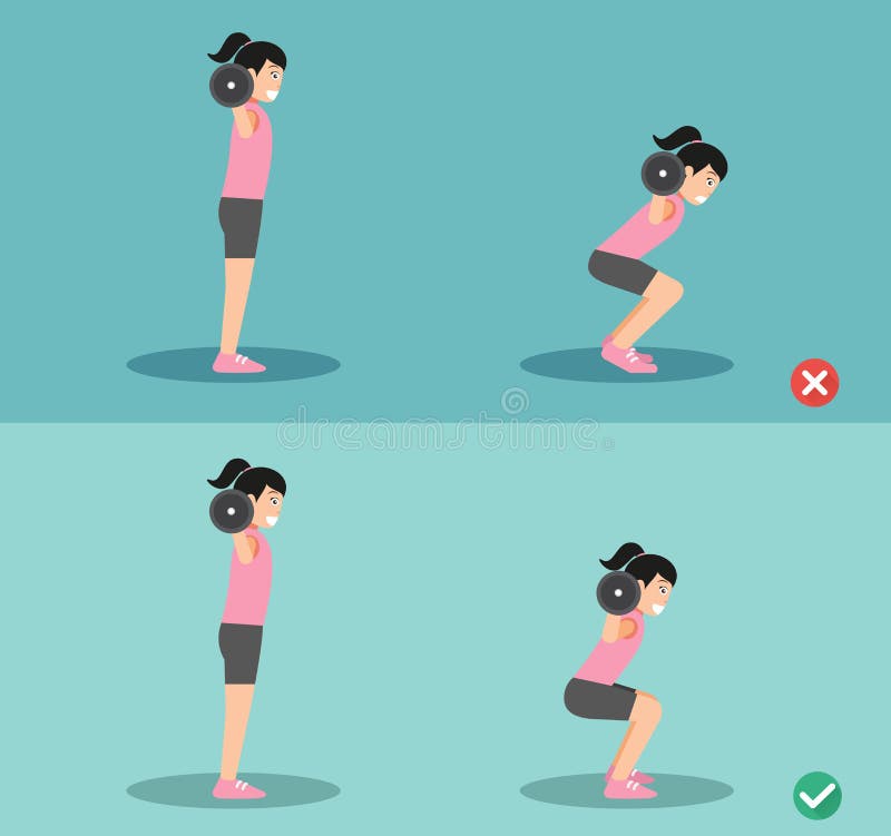 Squat Wrong Stock Illustrations 59 Squat Wrong Stock Illustrations