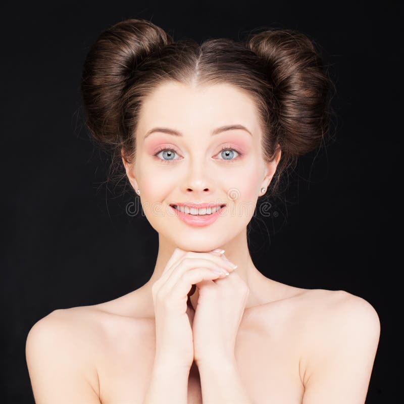 Woman. Young Cute Face stock photo. Image of skin, person - 69280860