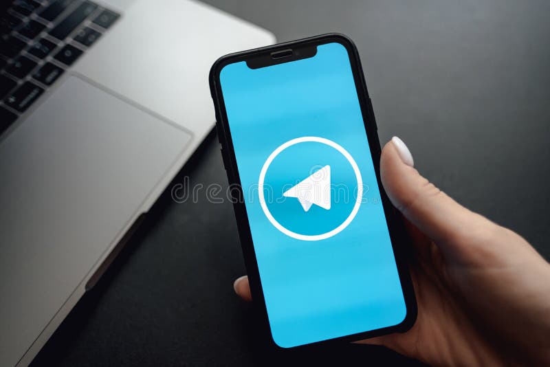 Screenshot of Telegram App Logo. Editorial Image - Image of modern ...