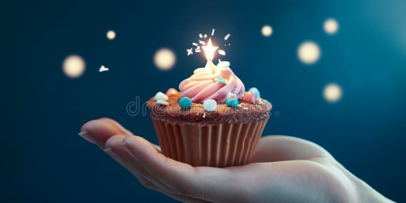 Womanshandholdingapieceofbirthdaycake16963099503821 Stock
