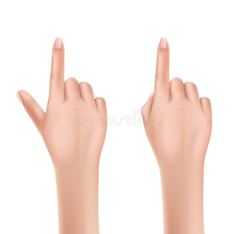 Pointing finger stock vector. Illustration of human, indicating - 39348651