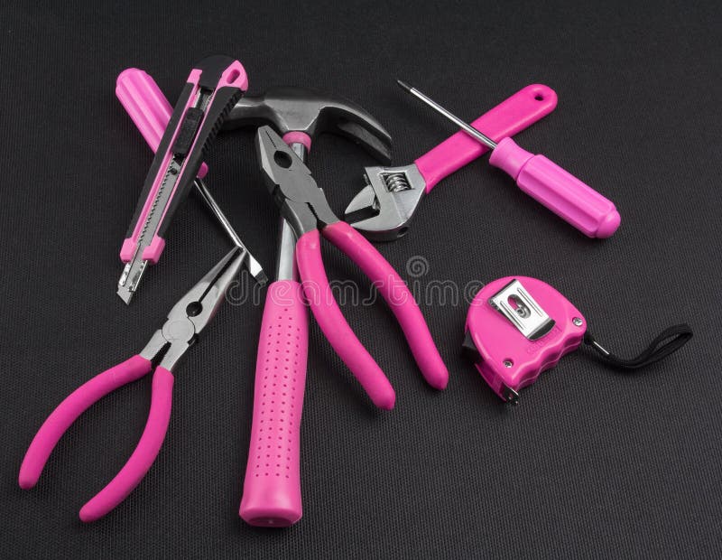 Womans handy tool stock image. Image of repairing, instrument - 26878069