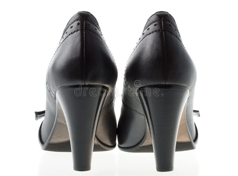 Womans shoes back view stock photo. Image of adult, high - 13353902