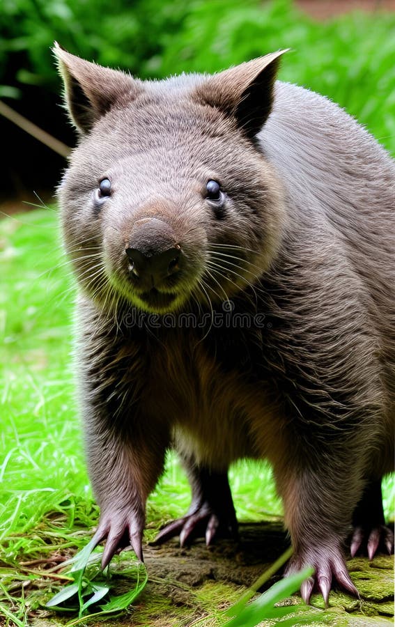 Wombat Mammal Illustration Artificial Intelligence Artwork Generated ...