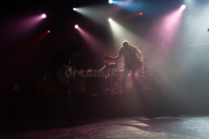 Wombats in Concert from Terminal 5 in New York Editorial Photo - Image ...
