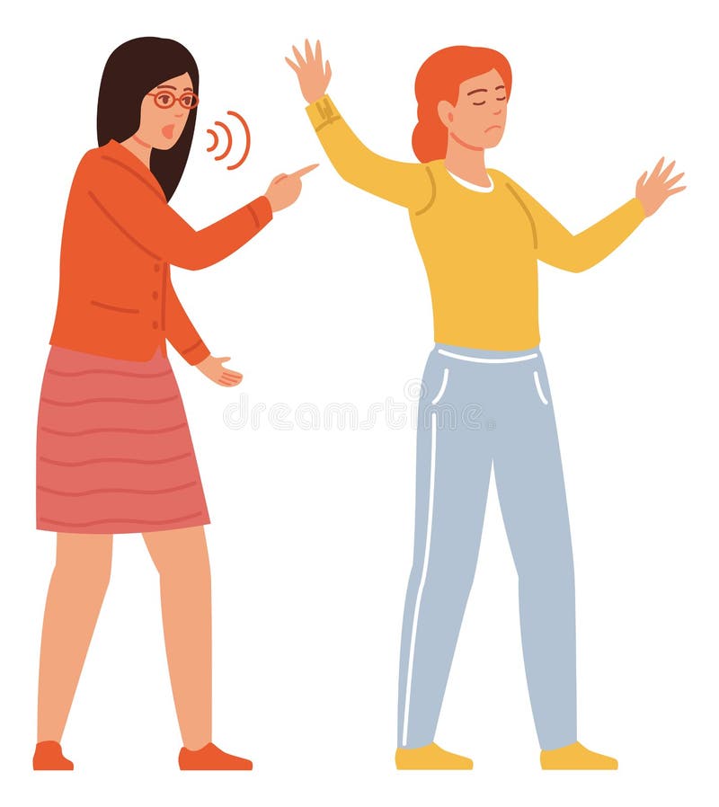 Women Arguing Stock Illustrations – 437 Women Arguing Stock ...