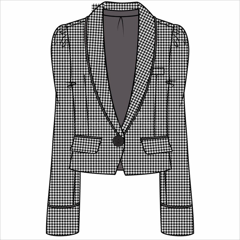 Women and Girls Corporate Wear Blazer Stock Vector - Illustration of ...