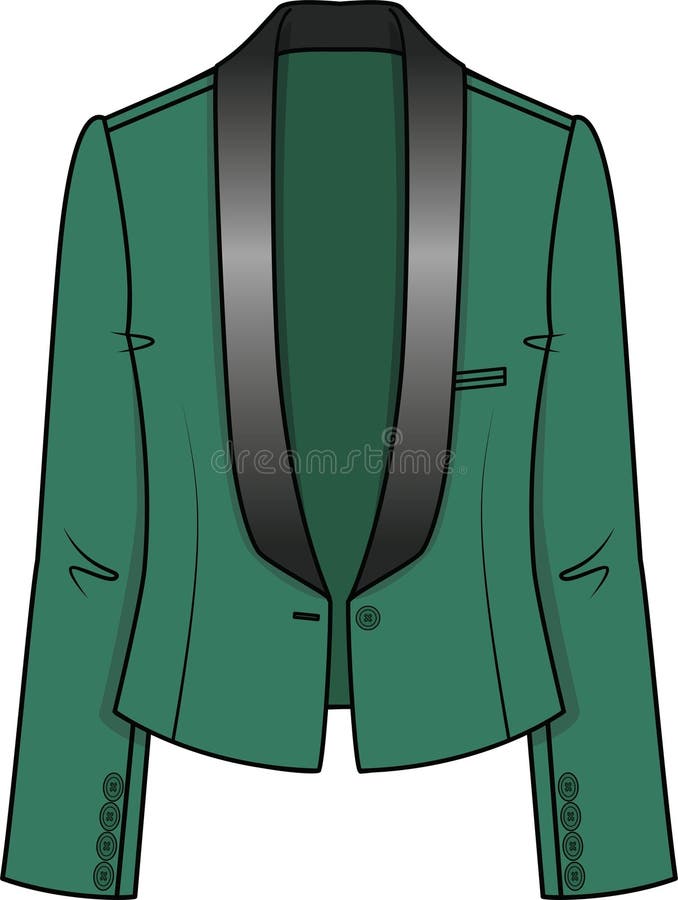 Women and Girls Corporate Wear Blazer Stock Vector - Illustration of ...