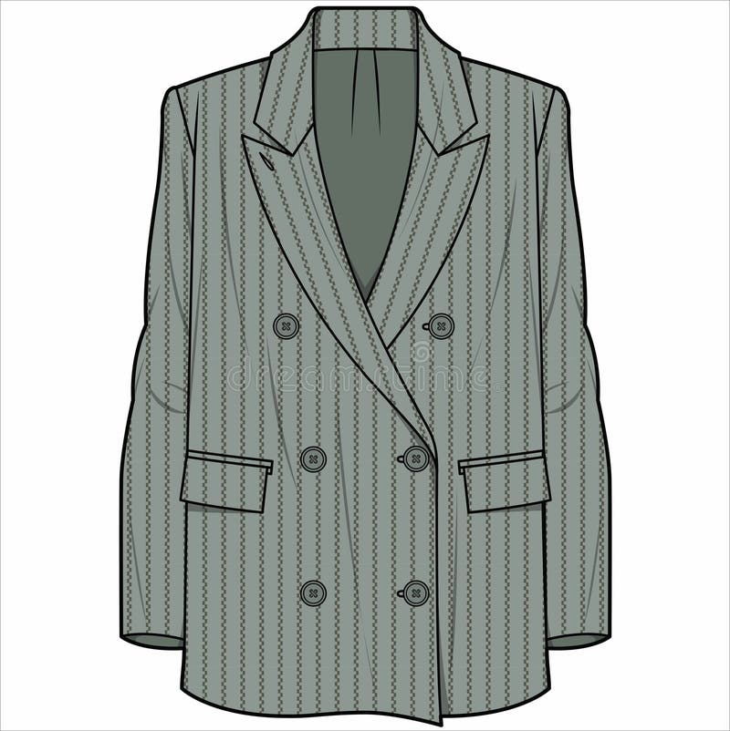 Women and Girls Corporate Wear Blazer Stock Vector - Illustration of ...