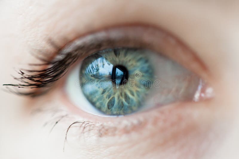 Women blue eye color stock image. Image of macro, close - 67854737