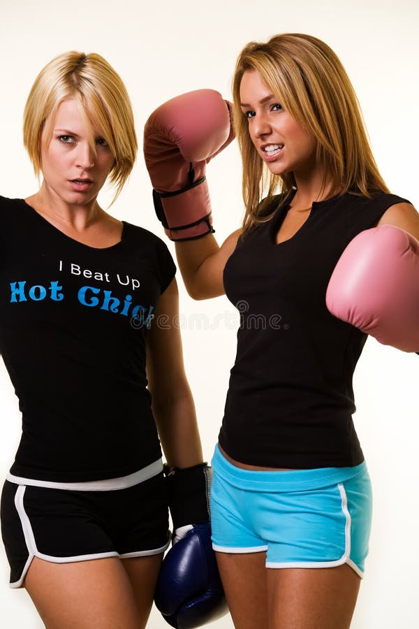 Women boxers stock image. Image of caucasian, beautiful - 3607421