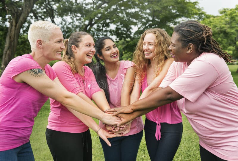 Women Breast Cancer Support Charity Concept Stock Image - Image of ...