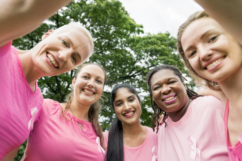 Women Breast Cancer Support Charity Concept Stock Photo - Image of ...