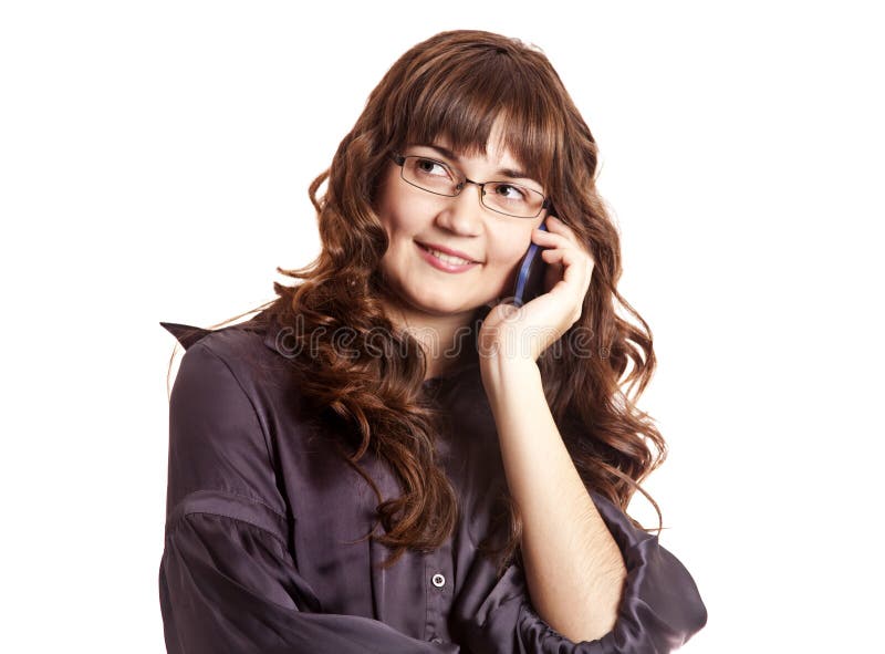 Women calling by phone stock photo. Image of business - 22155676