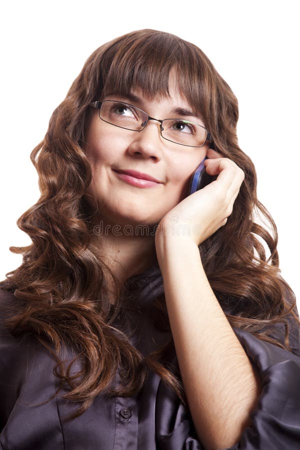 Women calling by phone stock photo. Image of people, brunette - 22155682
