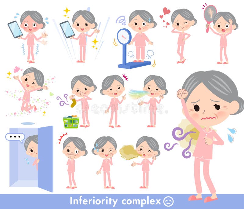 Women_complex Mayor Paciente Ilustración del Vector - Ilustración de ...
