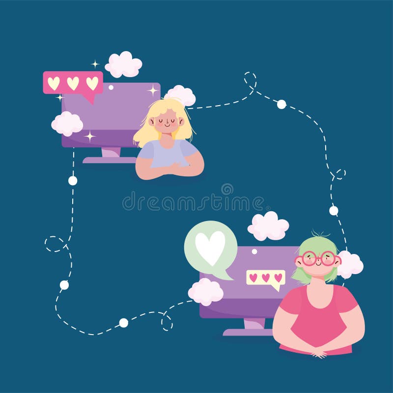 Computer Connected To a Human Brain Stock Illustration - Illustration ...