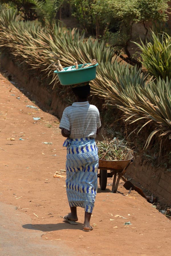 Women in the Countryside in Malawi Stock Photo - Image of human ...