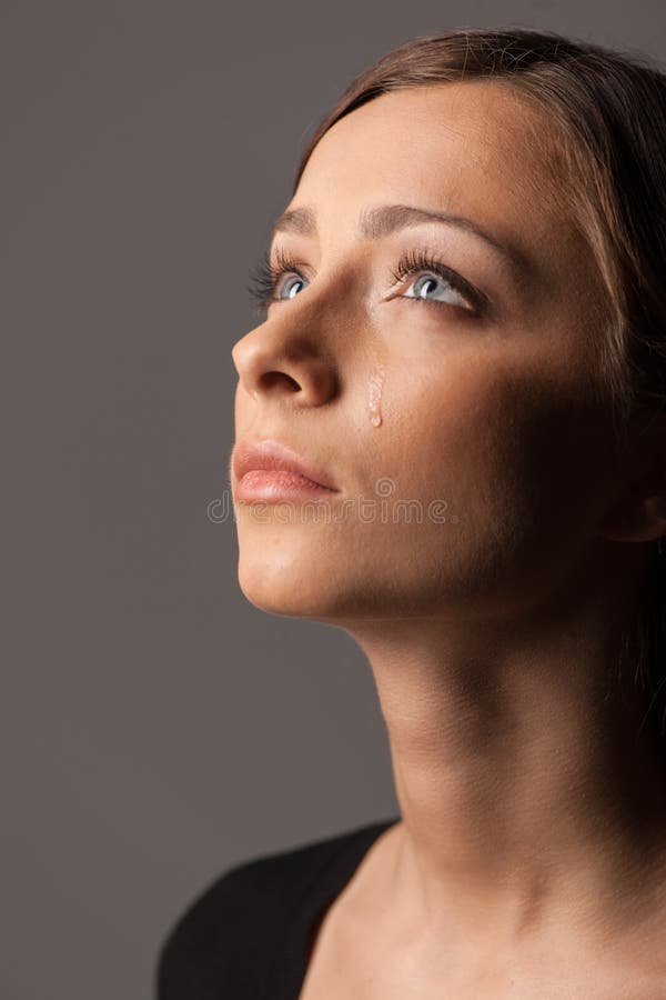 Women crying. stock image. Image of tear, begging, beautiful - 32740461