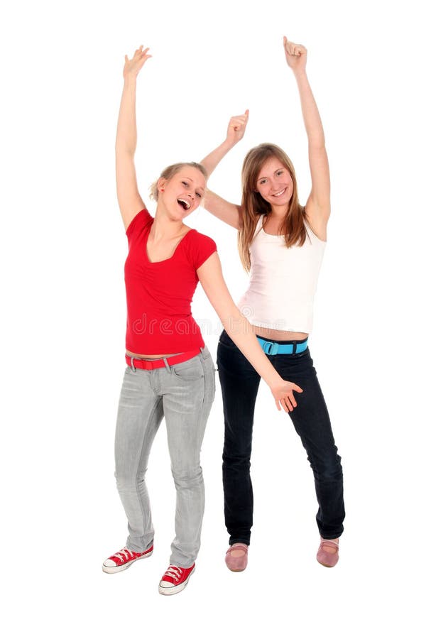 Women dancing stock image. Image of happiness, outstretched - 4085367