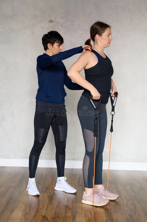 Women Engaged in Strength and Functional Training in the Studio ...