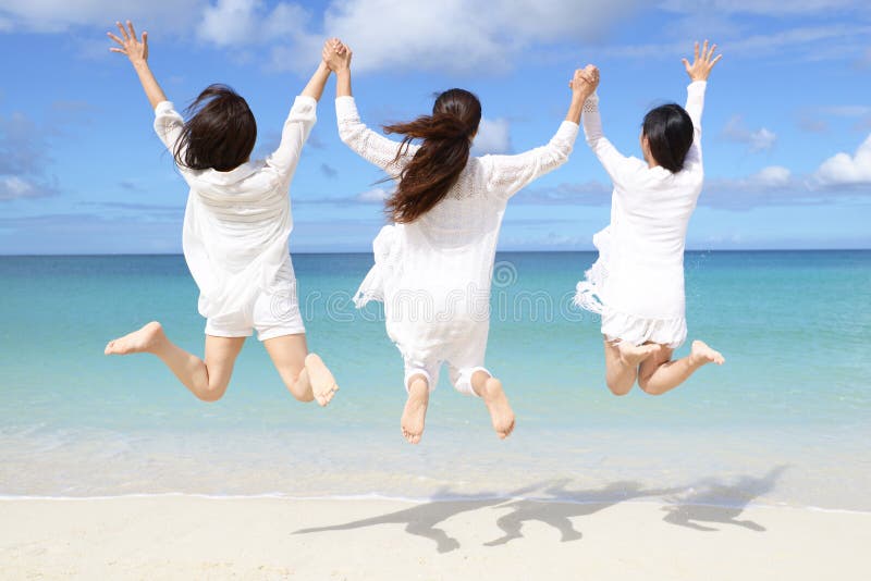 Women enjoy the sun stock image. Image of journey, coast - 112474329