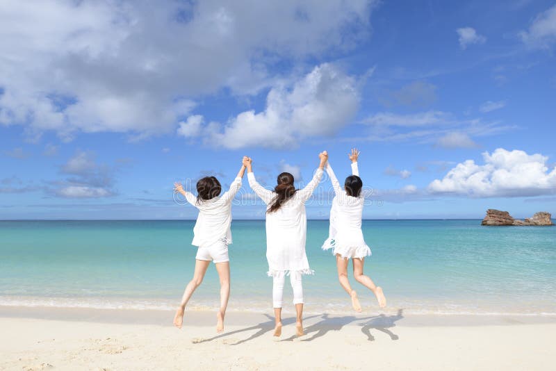 Women enjoy the sun stock photo. Image of human, exotic - 112476848