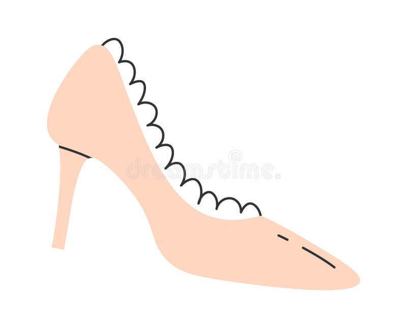 Women Evening Shoes stock vector. Illustration of young - 275427411