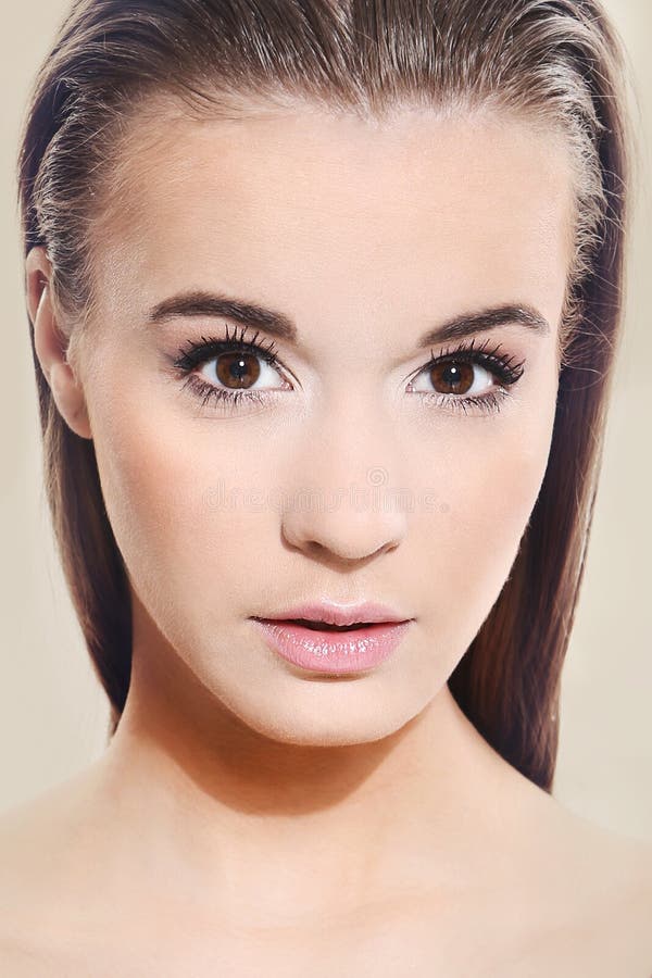 Women face stock image. Image of long, beautiful, nails - 28947605