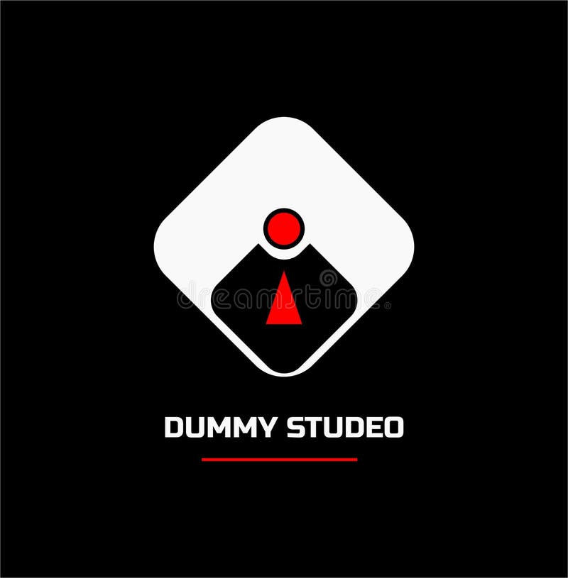 A Women Face, Dummy Studio Icon. Studio Monogram Stock Vector ...