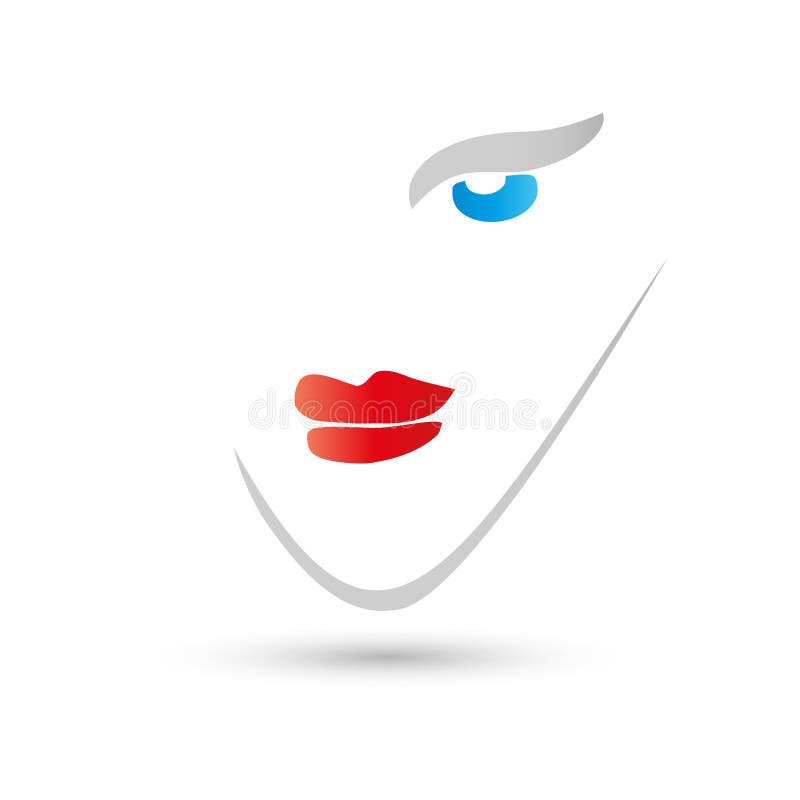 Women Face, Face and Make Up Logo Stock Vector - Illustration of heads ...