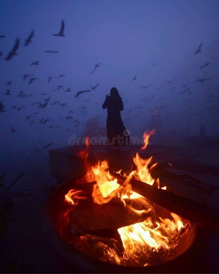 Women on fire stock image. Image of love, fire, intense - 175384629