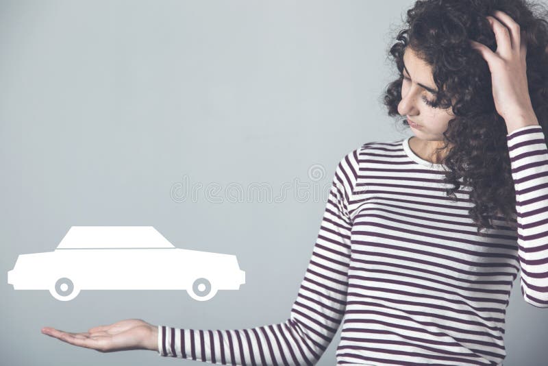 Women hand car model stock image. Image of communication - 182236233