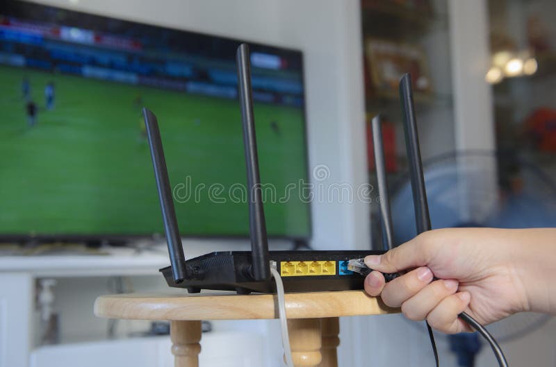 Socket the router stock photo. Image of internet, isdn - 39442928