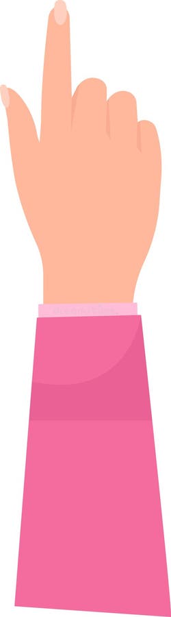Women Hand Pointing stock vector. Illustration of human - 290250427