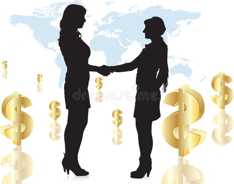 Women Handshake Stock Illustrations – 3,729 Women Handshake Stock ...