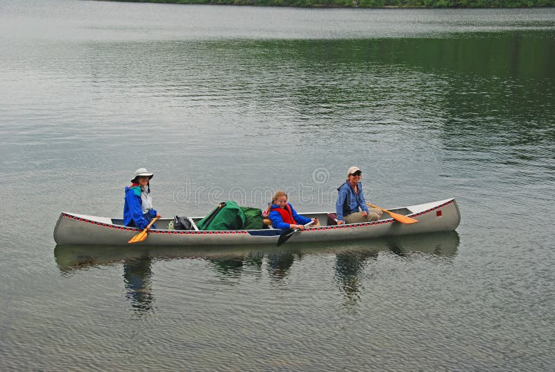 Women Having Fun in Canoe Country Stock Image - Image of canada ...