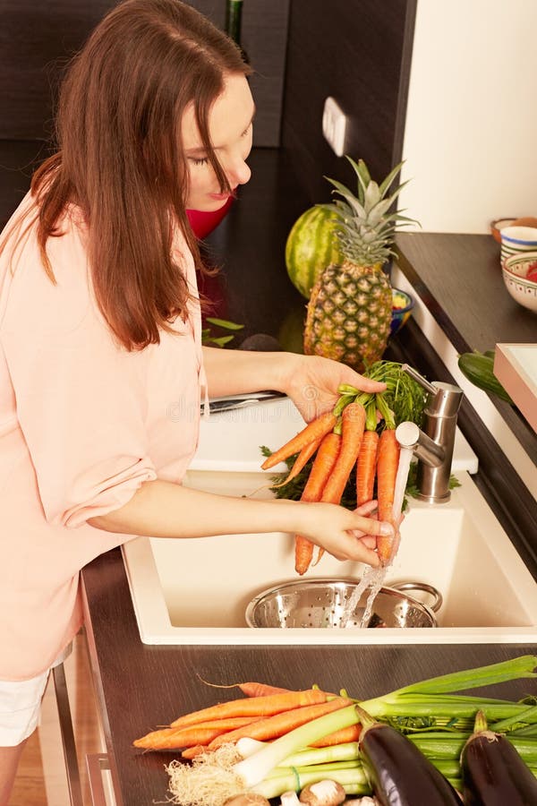 Women in the kitchen stock photo. Image of smart, attractive - 54007906