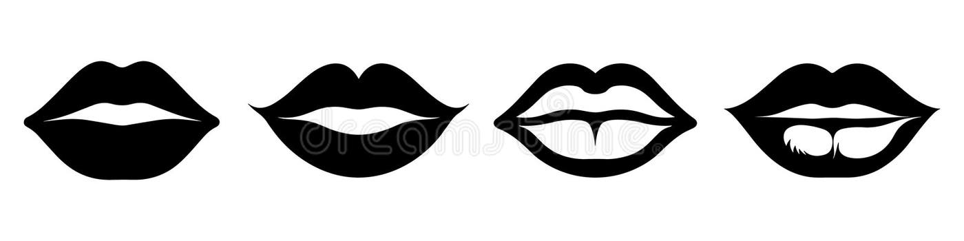 Sexy Female Lips Set Stock Illustrations 2 191 Sexy Female Lips Set