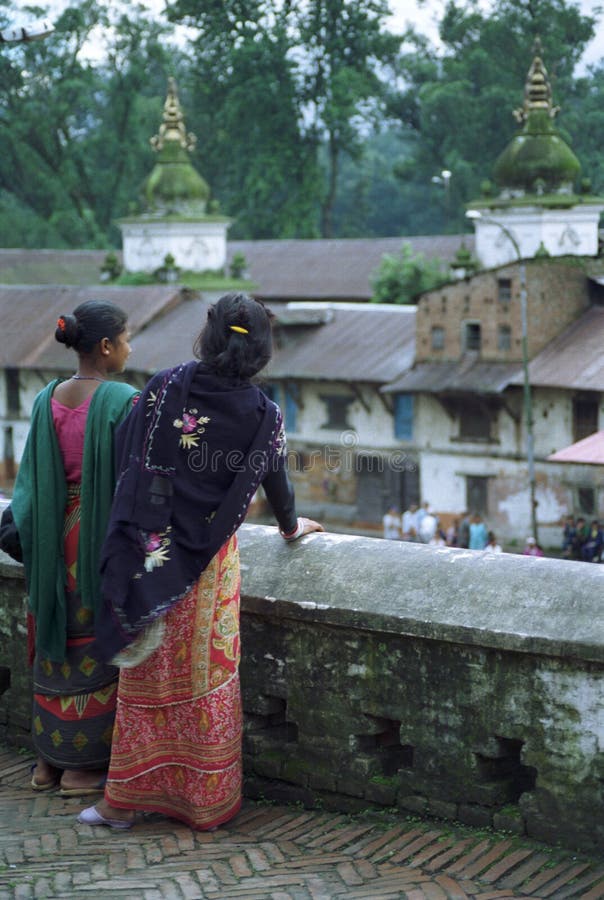 Women Look at Cremation in Nepal Editorial Image - Image of beard ...