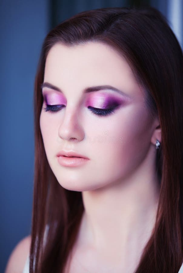 Women with makeup stock photo. Image of beautiful, fashion - 39486290